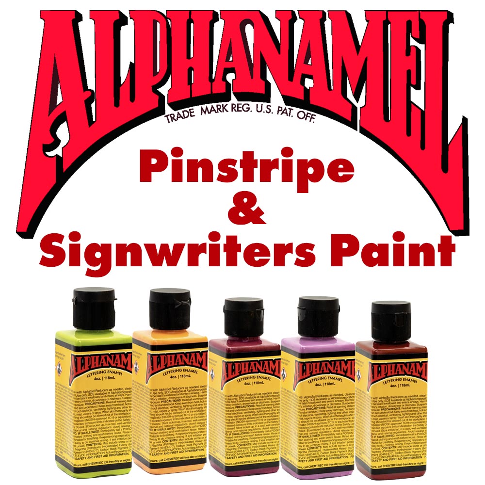 Alphanamel Pinstripe Lettering and Sign paints