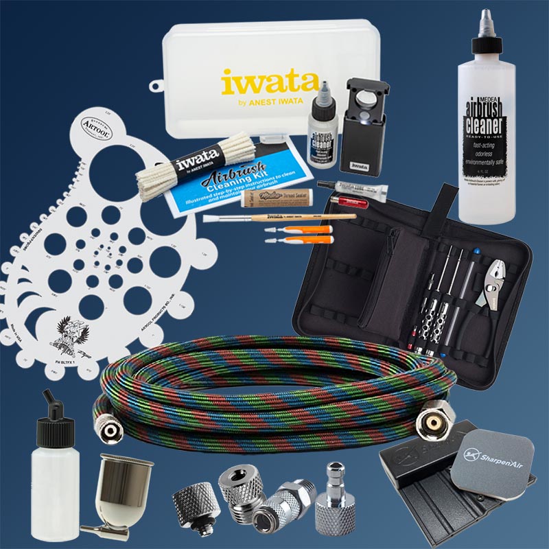 Airbrush Cleaning and maintenance tools