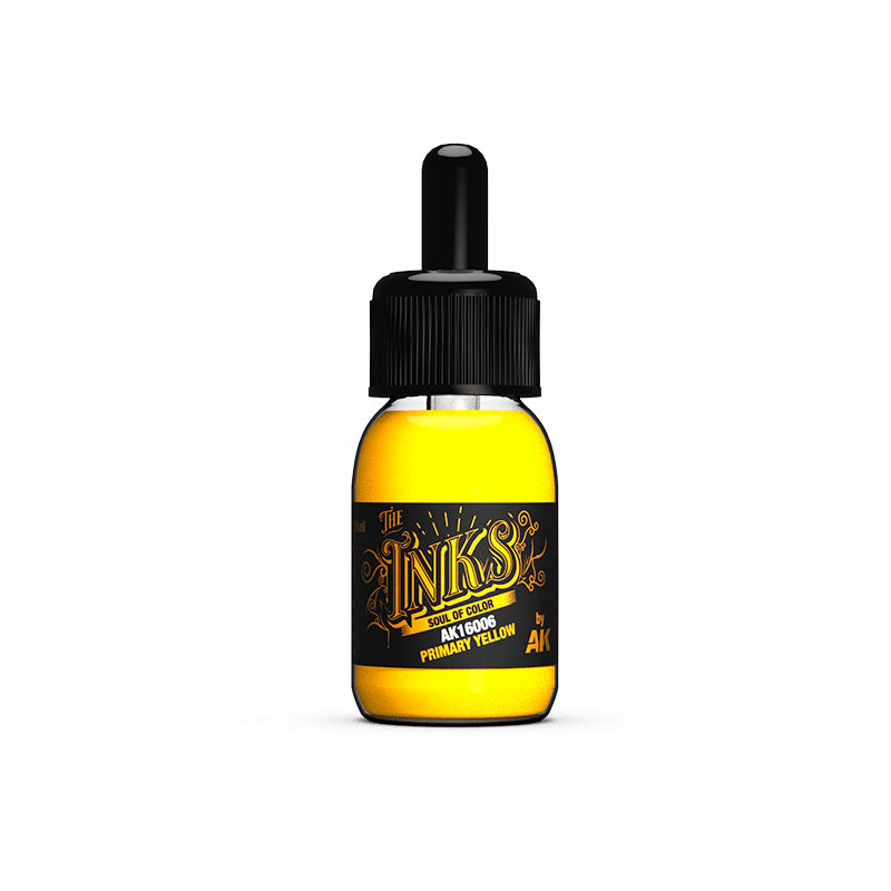 AK 3rd Gen The INKS Primary Yellow – Maple Airbrush Supplies