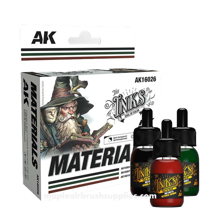 AK 3rd Gen The INKS Materials set of 3 – Maple Airbrush Supplies