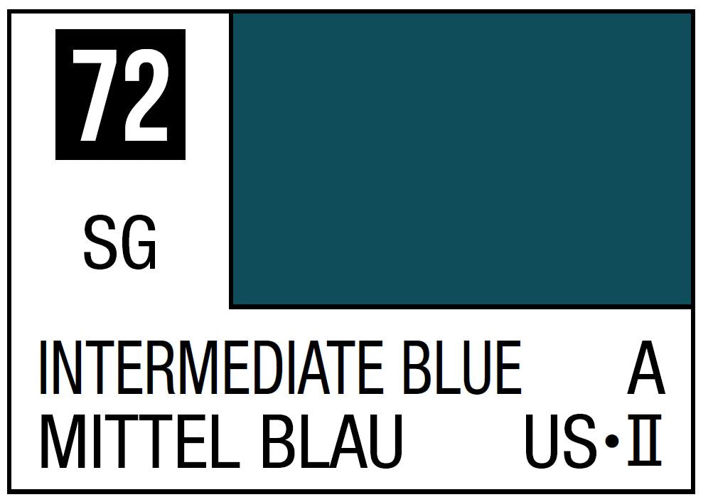 Mr Hobby Mr Color 72 Intermediate Blue – Maple Airbrush Supplies