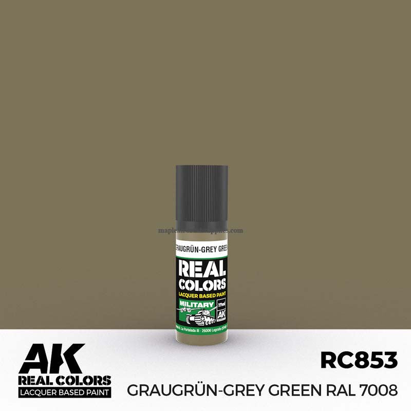 AK Interactive Real Colors Graugrun-Grey Green – Maple Airbrush Supplies
