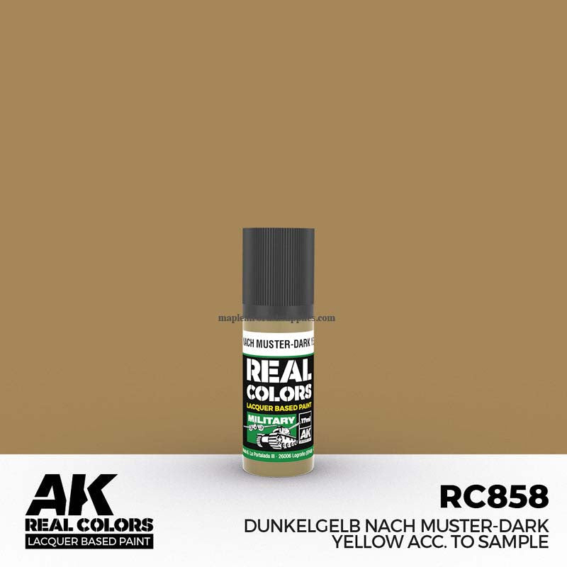 AK Interactive Real Colors Dunkelgelb Nach Muster