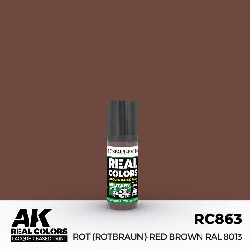 AK Interactive Real Colors Rot Rotbraun Red Brown – Maple Airbrush Supplies