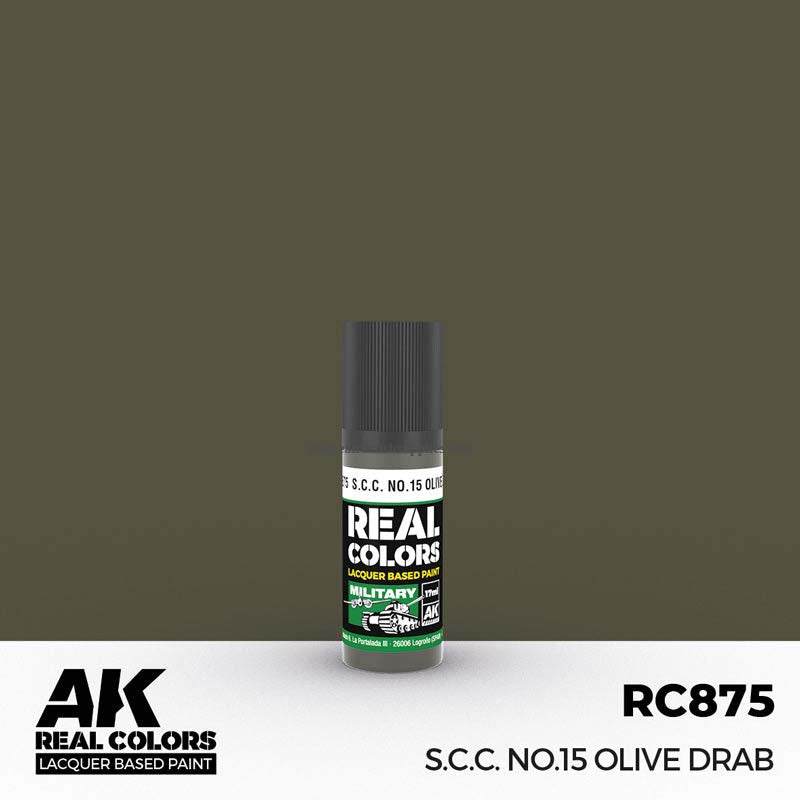AK Interactive Real Colors S.C.C. No.15 Olive Drab
