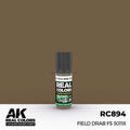 AK Interactive Real Colors Field Drab FS30118 – Maple Airbrush Supplies