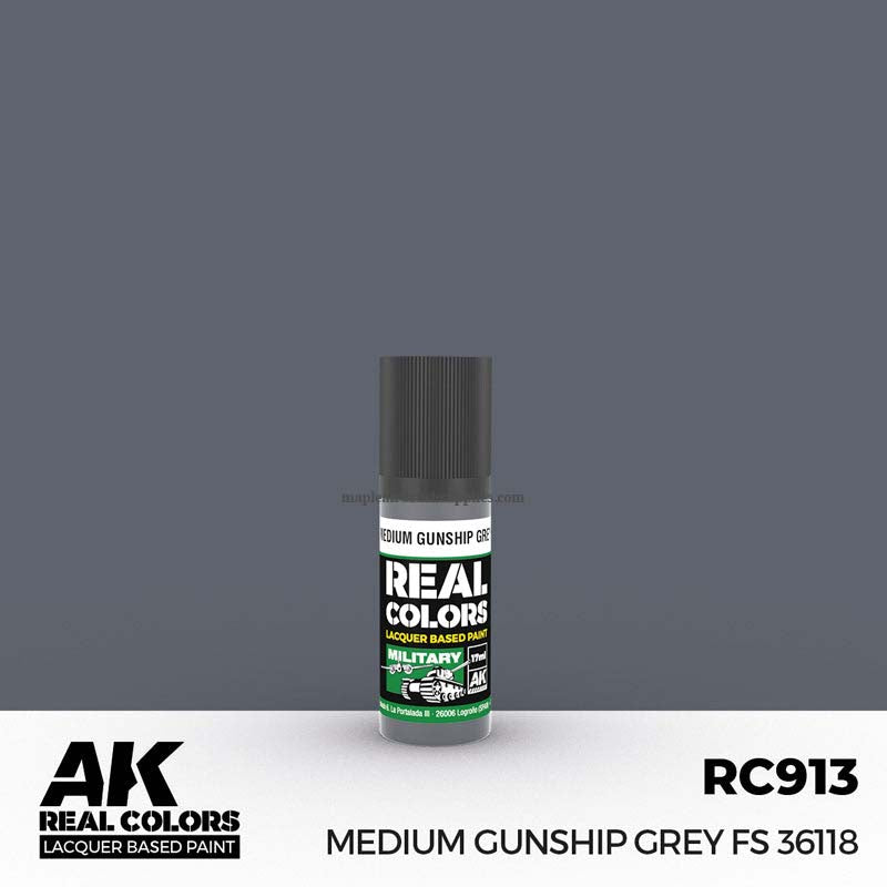 AK Interactive Real Colors Medium Gunship Grey