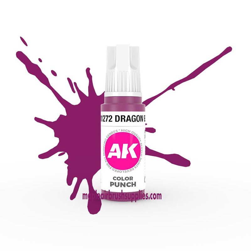 AK 3rd Gen Color Punch Dragon Blood – Maple Airbrush Supplies