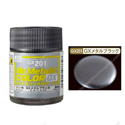 Mr Color Mr Metallic GX2 Black – Maple Airbrush Supplies