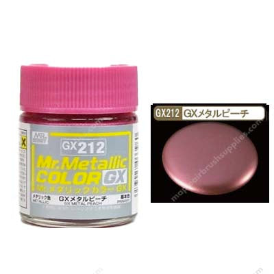 Mr Color Mr Metallic GX212 GX Metal Peach – Maple Airbrush Supplies