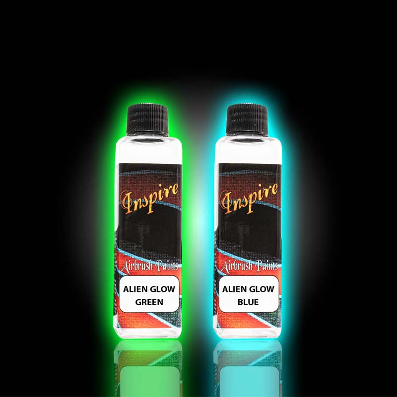 Inspire Solvent Airbrush Paint Glow in the Dark