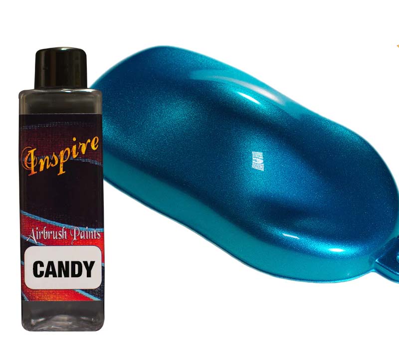 Inspire Solvent Airbrush Paint Candy Blue