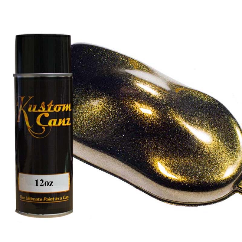 Inspire Aerosol Kustom Canz Sparkle Pearl Gold Spray Paint — Maple ...