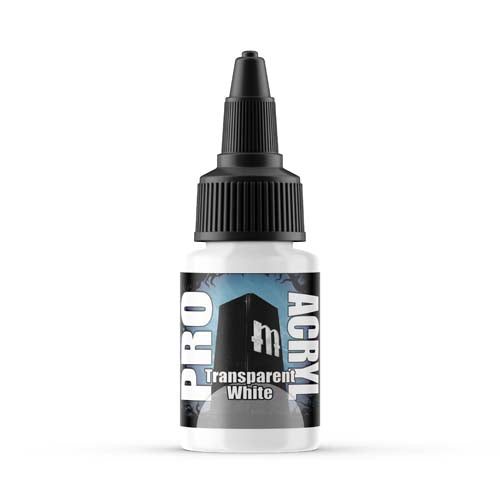 Pro Acryl Transparent White Hobby Paint