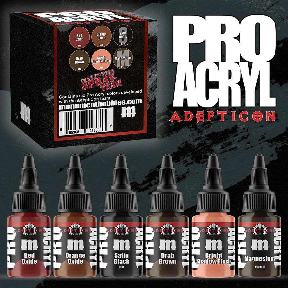 Pro Acryl AdeptiCon Signature Set – Maple Airbrush Supplies