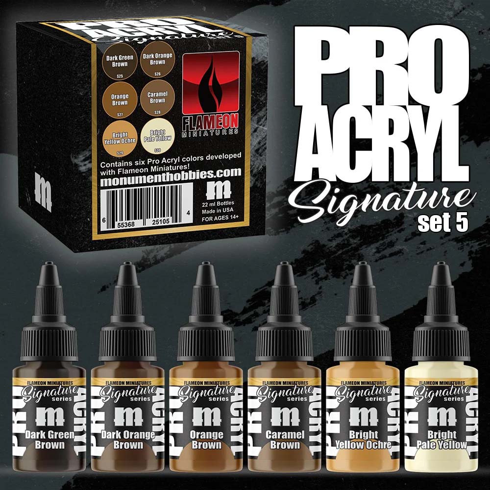 Monument Pro Acryl Hobby Paint Range
