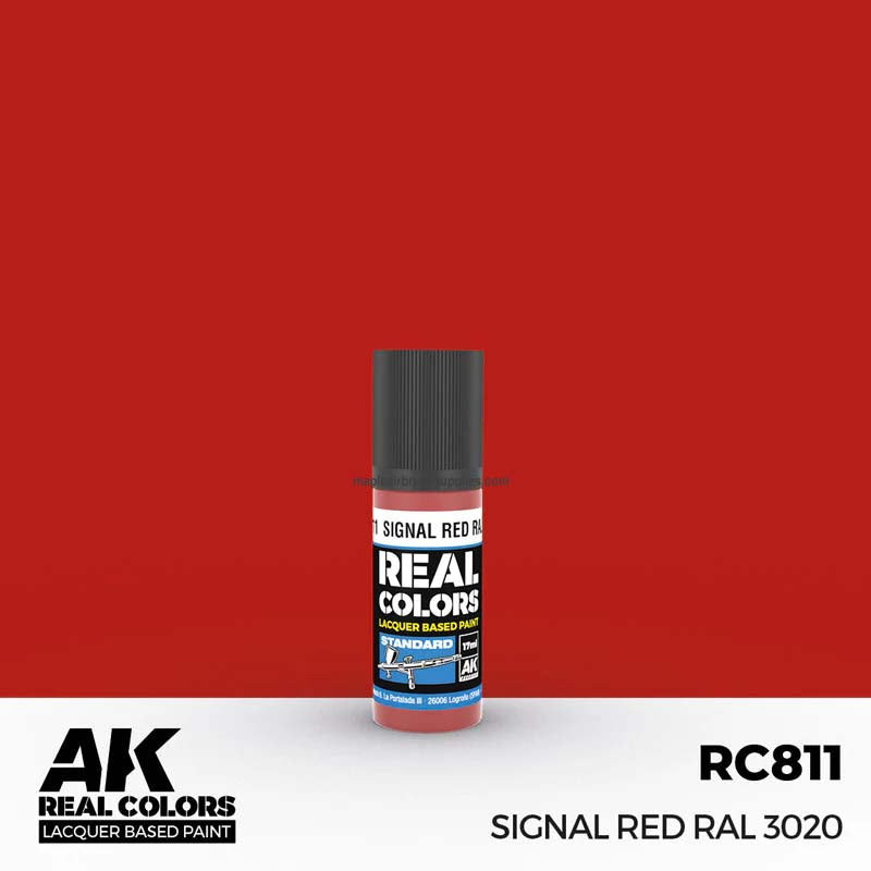 AK Interactive Real Colors Signal Red RAL 3020 – Maple Airbrush Supplies