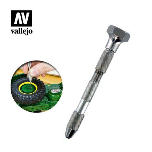 Vallejo Tools Pin Vice Double Ended Swivel Top – Maple Airbrush Supplies