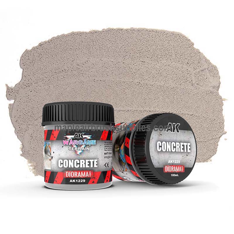 AK Interactive Wargame Concrete 100ml – Maple Airbrush Supplies