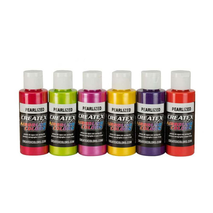 Createx Colors Airbrush Paint Pearlized Sampler Set — Maple Airbrush ...