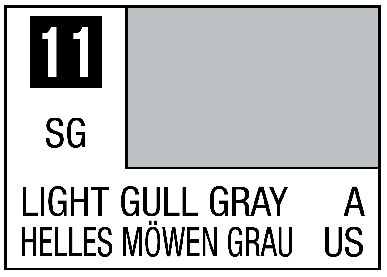 Mr Hobby Mr Color 11 Light Gull Gray – Maple Airbrush Supplies