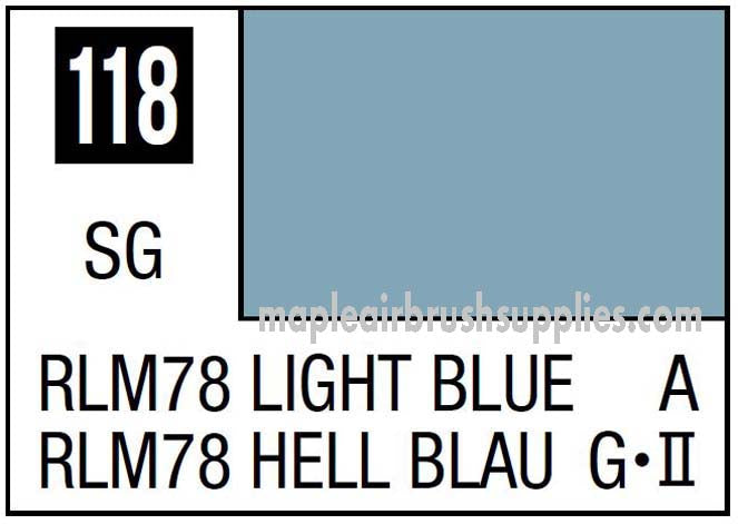 Mr Hobby Mr. Color 118 RLM78 Light Blue - 10ml — Maple Airbrush Supplies