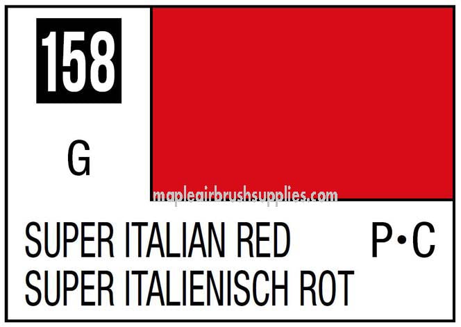 Mr Hobby Mr Color 158 Super Italian Red – Maple Airbrush Supplies