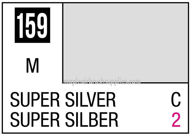 Mr Hobby Mr Color 159 Super Silver – Maple Airbrush Supplies
