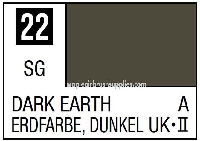 Mr Hobby Mr Color 22 Dark Earth – Maple Airbrush Supplies