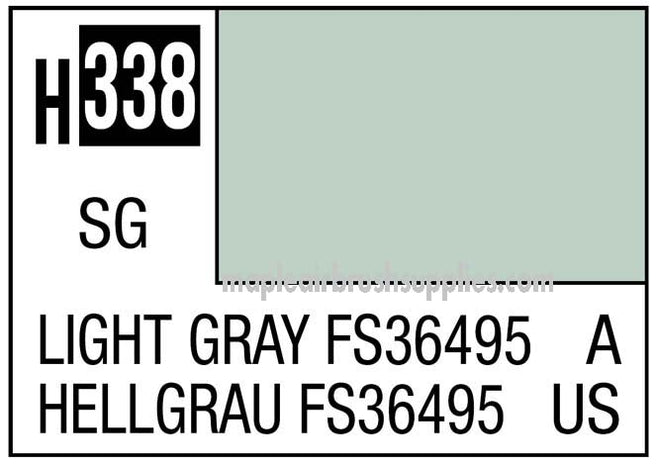 Mr Hobby Mr. Color 338 Light Gray FS36495 - 10ml — Maple Airbrush Supplies