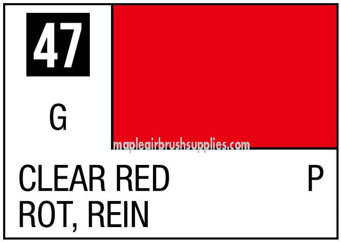 Mr Color Clear Red Hobby Paint