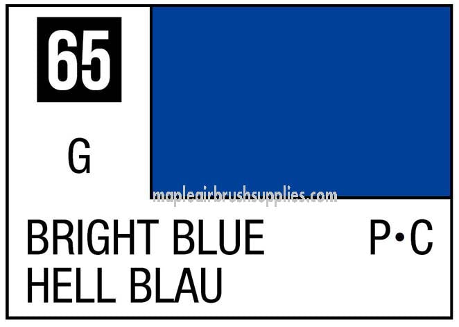 Mr Hobby Mr. Color 65 Bright Blue - 10ml — Maple Airbrush Supplies