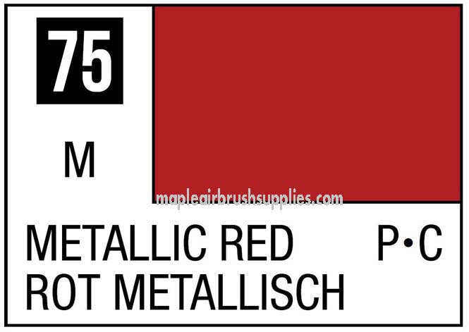 Mr Hobby Mr Color 75 Metallic Red – Maple Airbrush Supplies