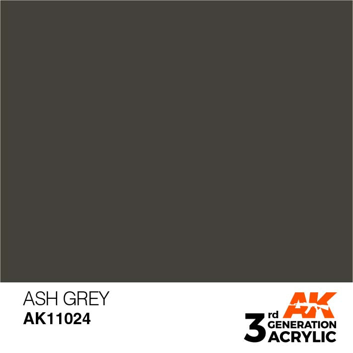 AK Interactive 3rd Gen Ash Grey – Maple Airbrush Supplies