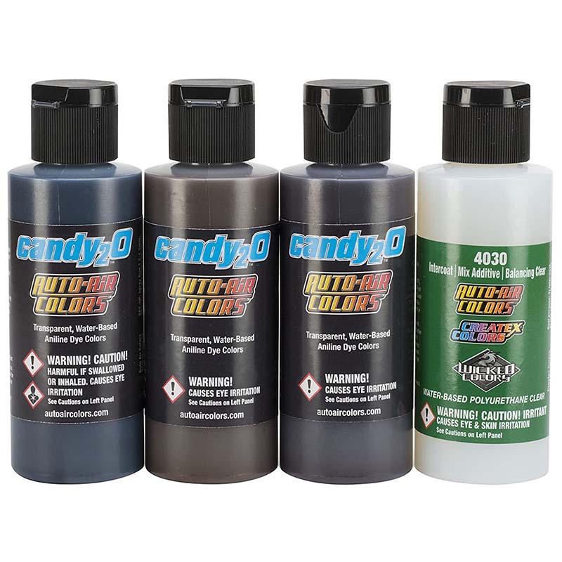 Createx Colors Airbrush Paint Candy 2o Sample Set