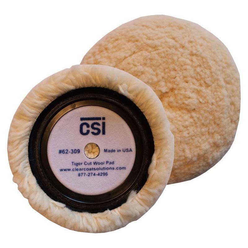 CSI Tiger Cut Wool Polish Pad Pad – Maple Airbrush Supplies