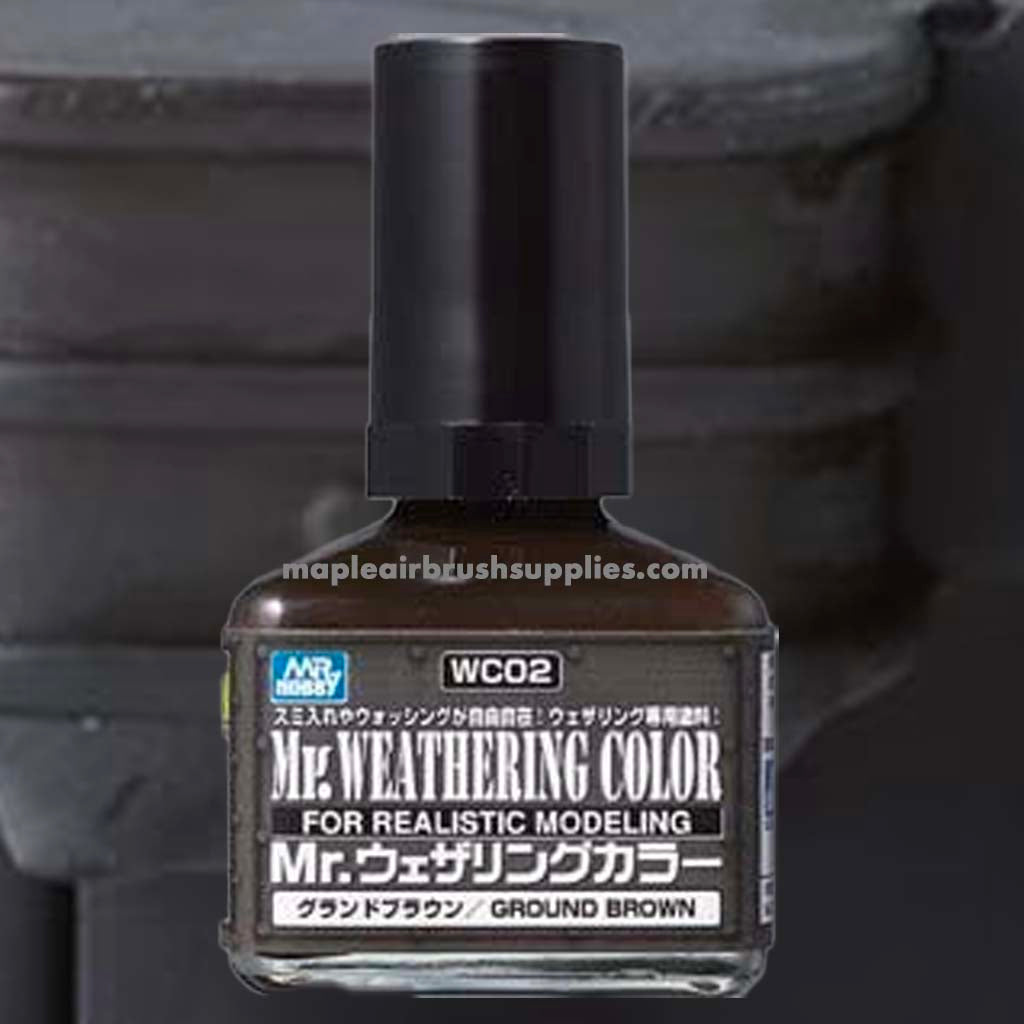 Mr Hobby Mr. Weathering Color Ground Brown – Maple Airbrush Supplies