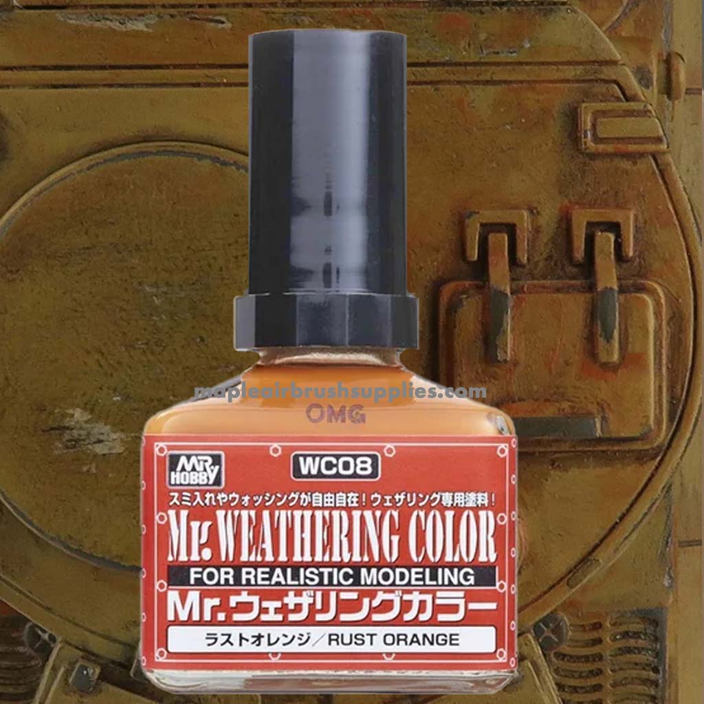 Mr Hobby Mr. Weathering Color - Rust Orange - 40ml — Maple Airbrush ...